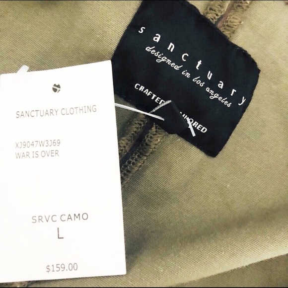 Sanctuary | Jackets & Coats | Sanctuary Camo Print War Is Over Jacket ...
